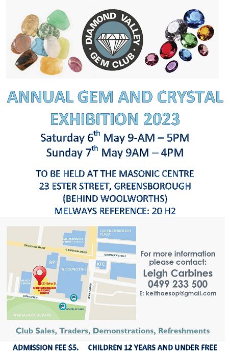 Diamond Valley Gem Club :: Gem & Crystal Show